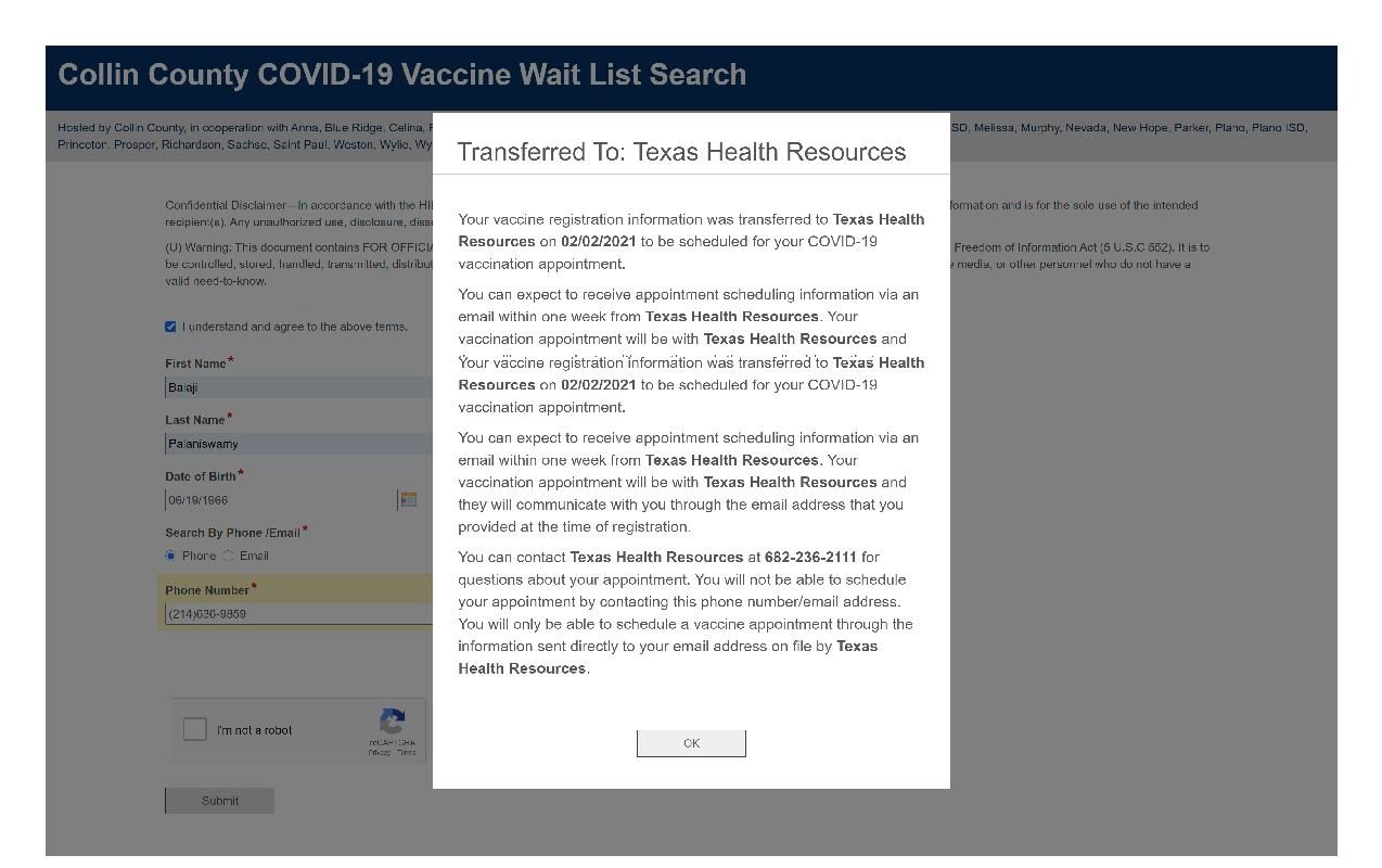 Collin County Manages Vaccine Waitlist with Content Services